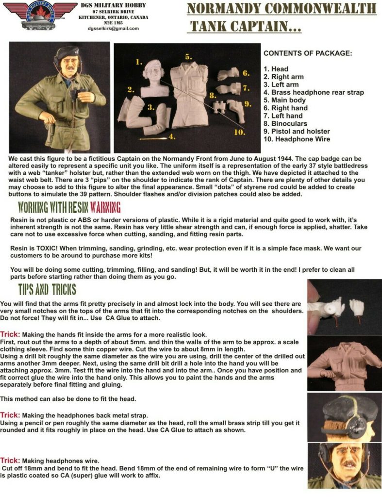 Commonwealth Tank Commander – DAK RC Tanks