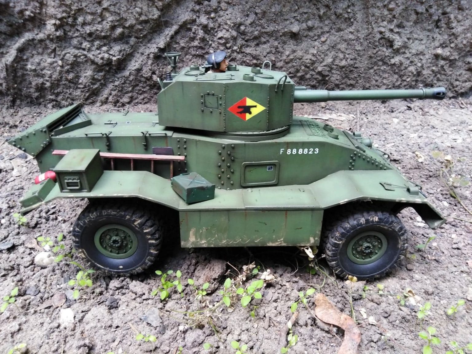 AEC MK3 British Armored Car – DAK RC Tanks