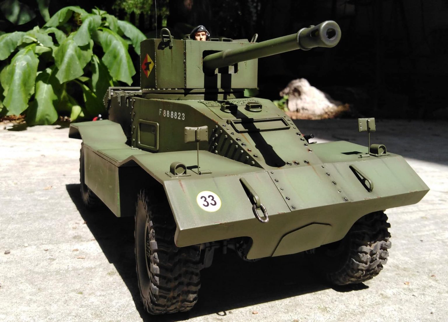 AEC MK3 British Armored Car – DAK RC Tanks